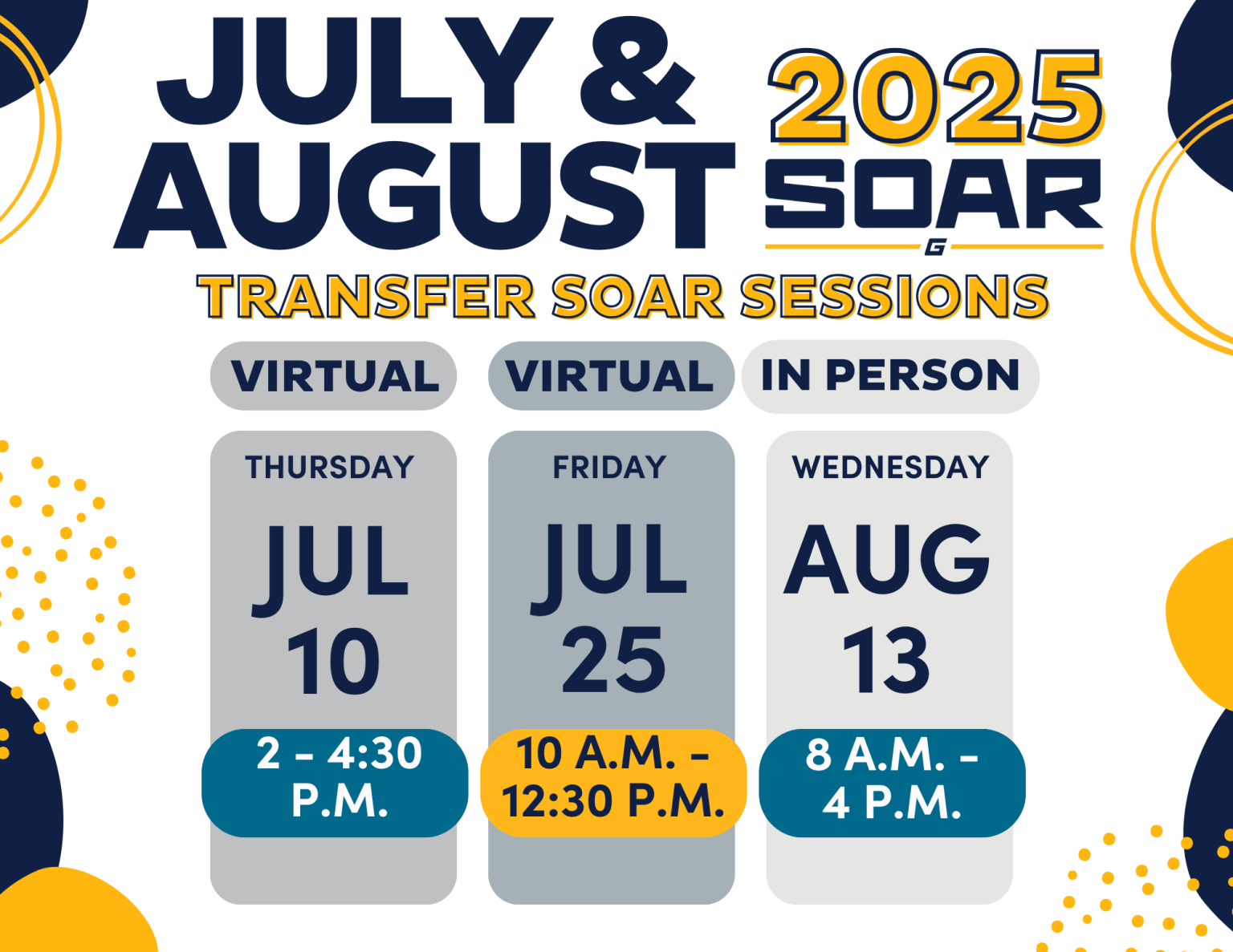 SOAR for Transfer Students | New Student Transitions & First Year ...